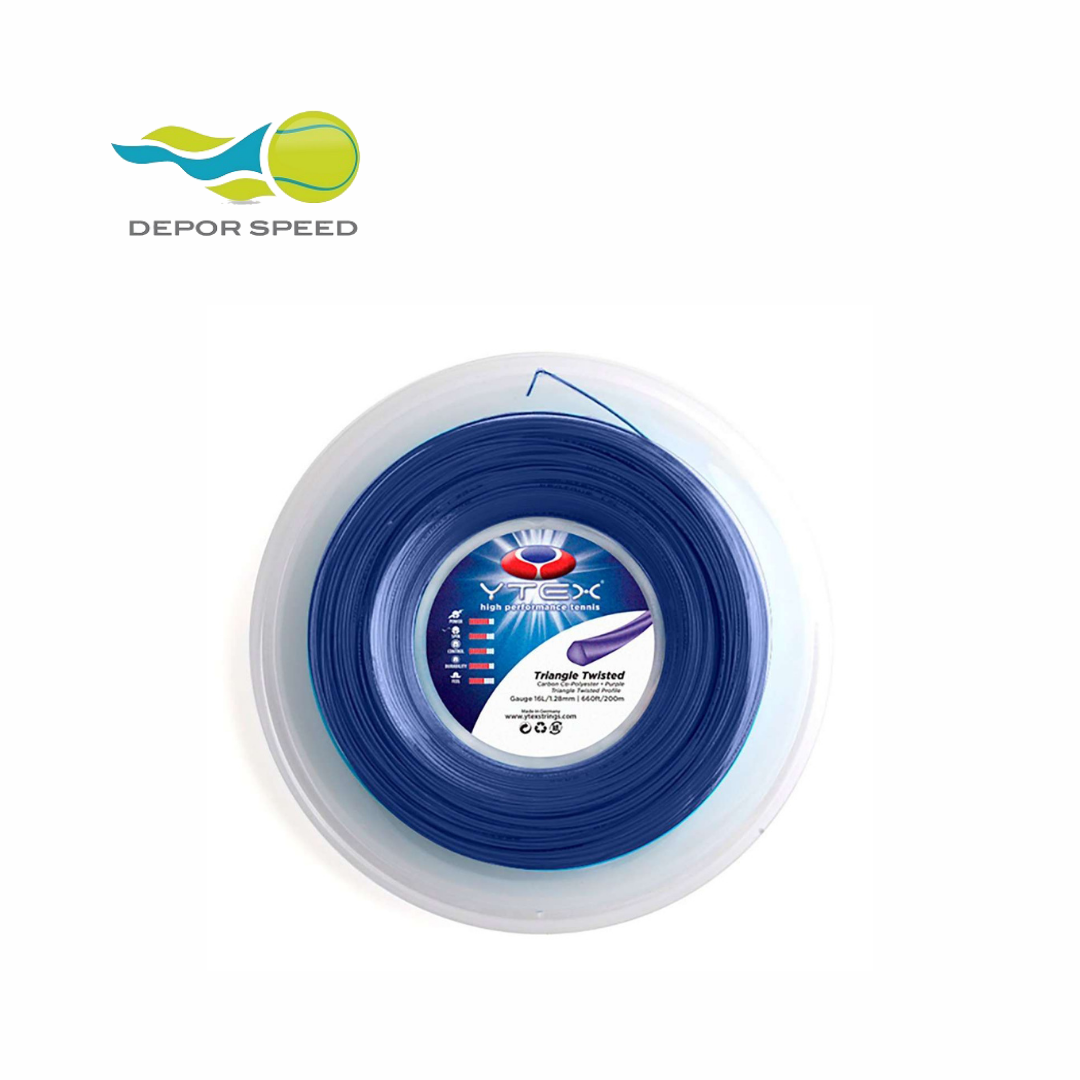 Cuerda Alemana Ytex Triangle Twisted Purple 16L 1.28mm – deporspeed.com